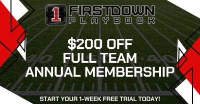 Start a 1-Week FirstDown PlayBook™ Membership! No Credit Card Needed.
